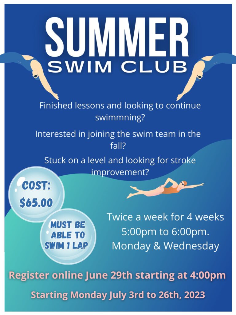 Summer Swim Club - Town of Carbonear